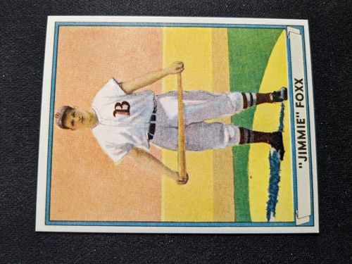 1941 Play Ball Reprint Baseball Card # 13 Jimmie Foxx HOF - Boston Red ...