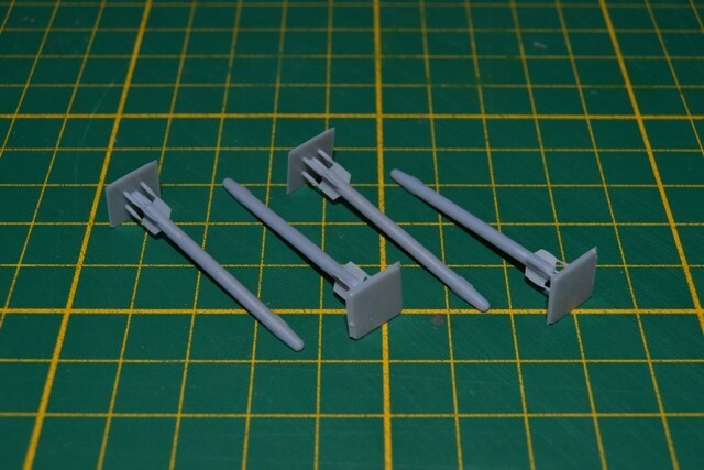 Missiles d''entrainement X4 -Matra R550 Magic II-1/72-pour Mirage ...