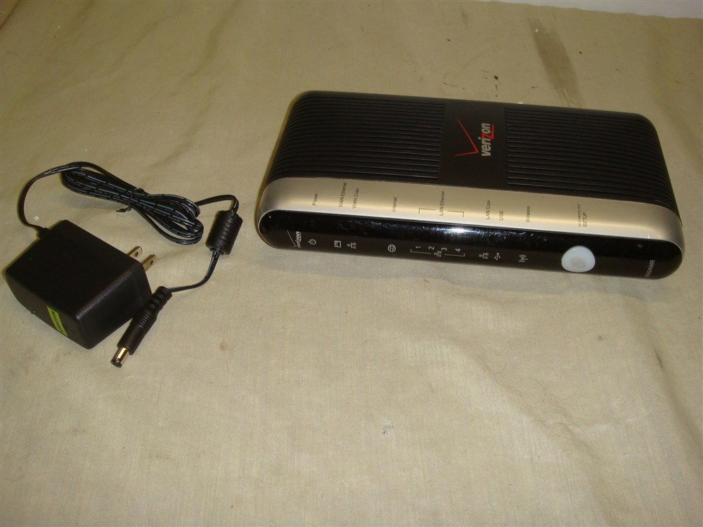 ACTIONTEC Verizon FIOS MI424WR Rev F Wireless Modem Router w/ AC power ...