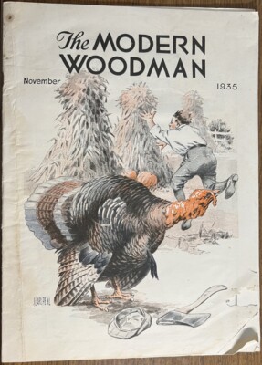 The Modern Woodman Magazine * November 1935 * Life Insurance Industry ...