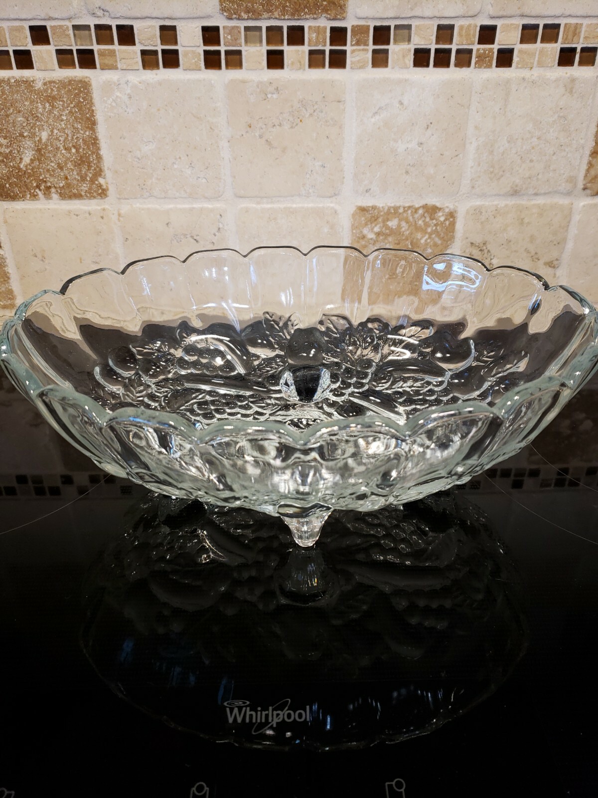 Vintage~Presentations-The Crystal Collections-12” Oval Bowl Indiana ...