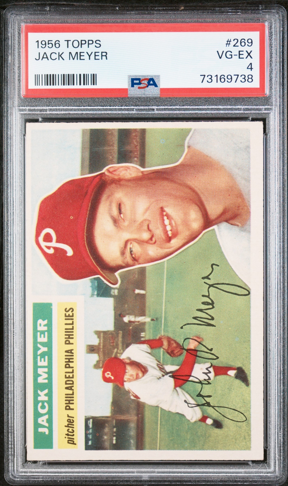 1956 Topps Jack Meyer #269 PSA 4 | eBay