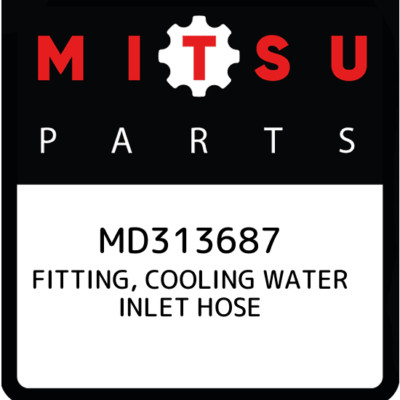 MD313687 Mitsubishi Fitting, cooling water inlet hose MD313687, New ...