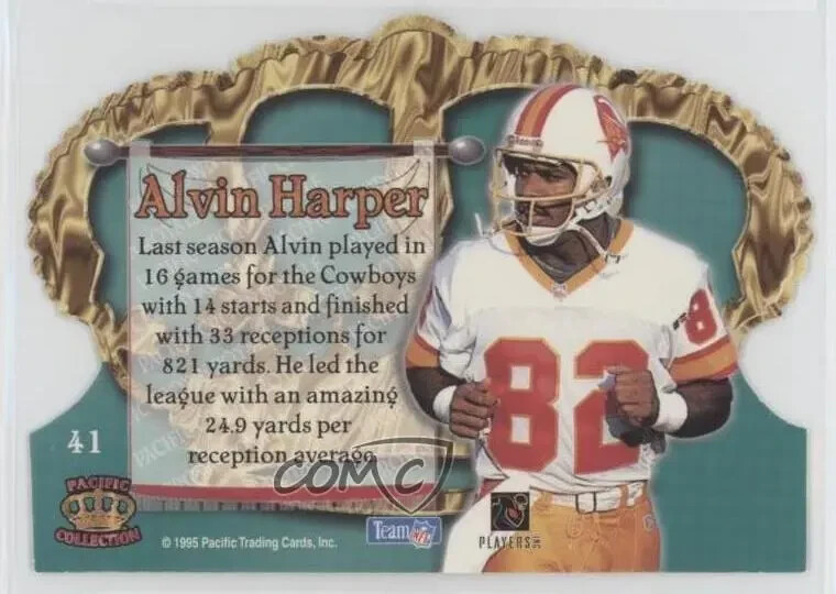 1995 Pacific Crown Royale #41 Alvin Harper Tampa Bay Buccaneers ...
