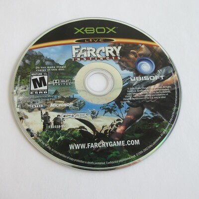 Farcry Instincts Far Cry XBOX) DISC ONLY - Excellent | eBay
