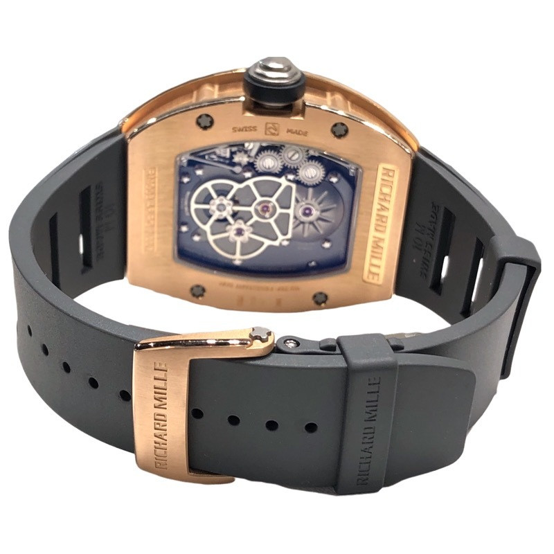 RICHARD MILLE Tourbillon dual time zone watch men TO188342 | eBay