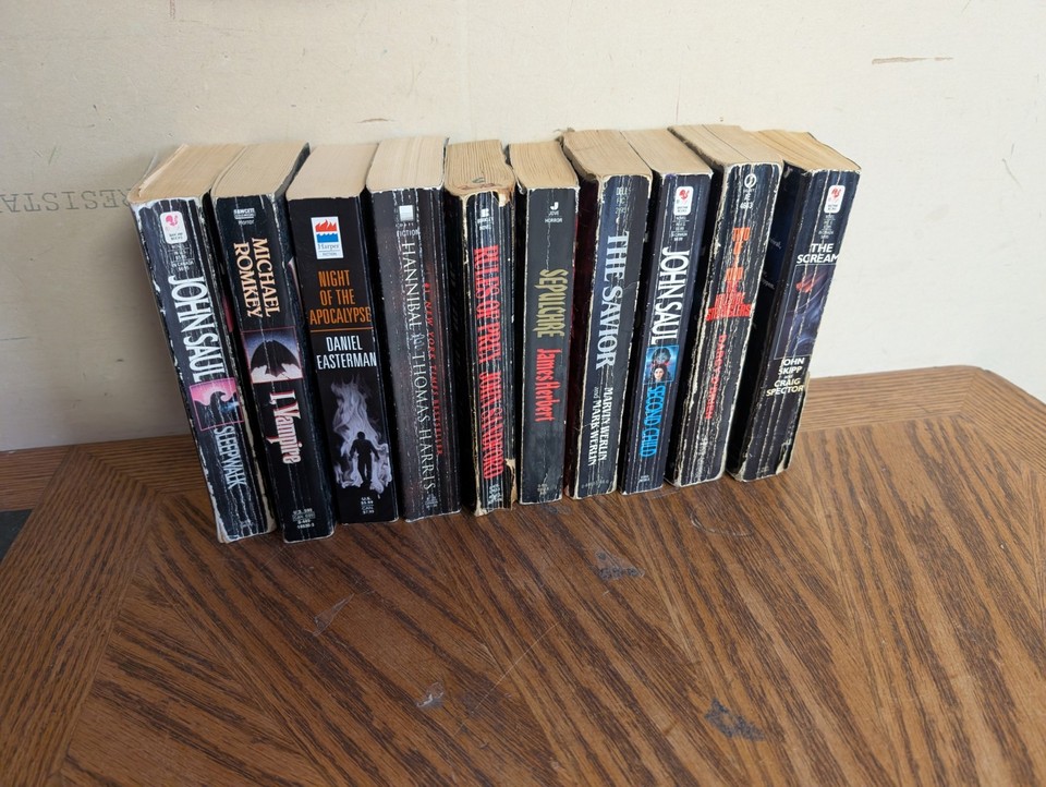 LOT OF 10 PAPERBACKS FROM HELL VINTAGE HORROR 1970's & 1980's OOP | eBay
