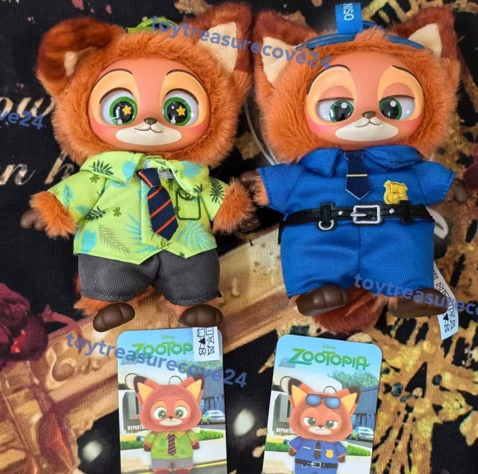 MINISO Disney Zootopia Series Vinyl Plush Blind Box Confirmed Figure ...