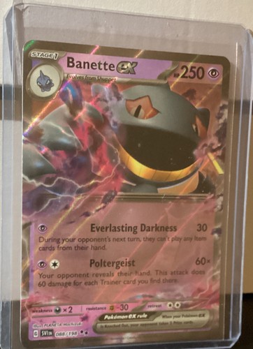Banette ex 088/198 - Pokemon TCG Scarlet & Violet | eBay