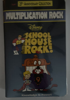 Schoolhouse Rock - Multiplication Rock (VHS, 1998, Clam Shell) Disney ...