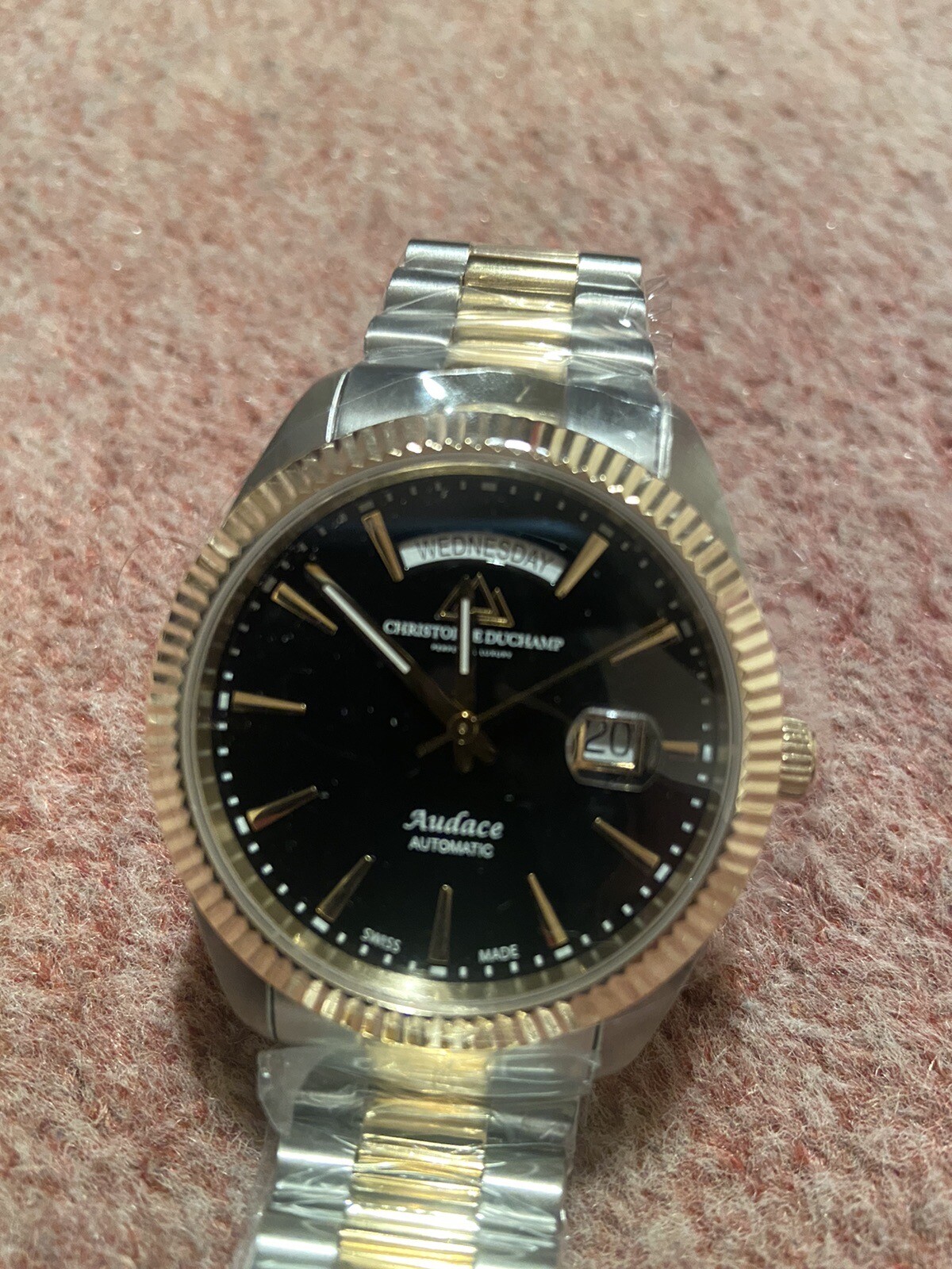 Christophe Duchamp Men’s AUDACE Swiss Made Automatic Movement - RRP £ ...