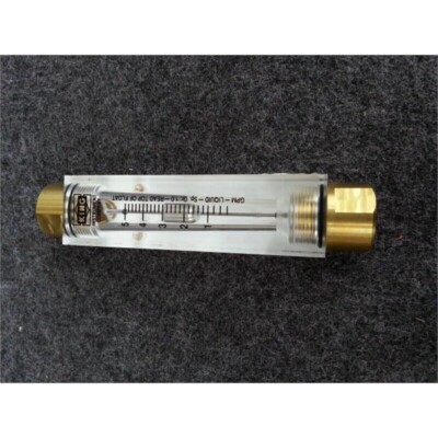 King Instrument Company 7511112B08 Flowmeter 5 GPM 1/2" Female NPT BR ...