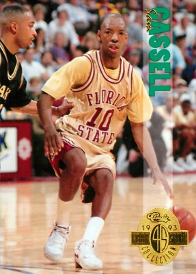 1993 HOUSTON ROCKETS NBA Rookie Card SAM CASSELL Classic Four Sport ...