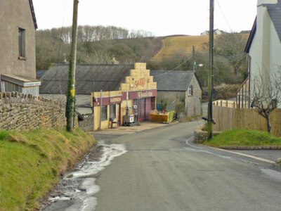 Photo 6x4 The Herberts, St Mary Church Llandough The garage 'Still s ...