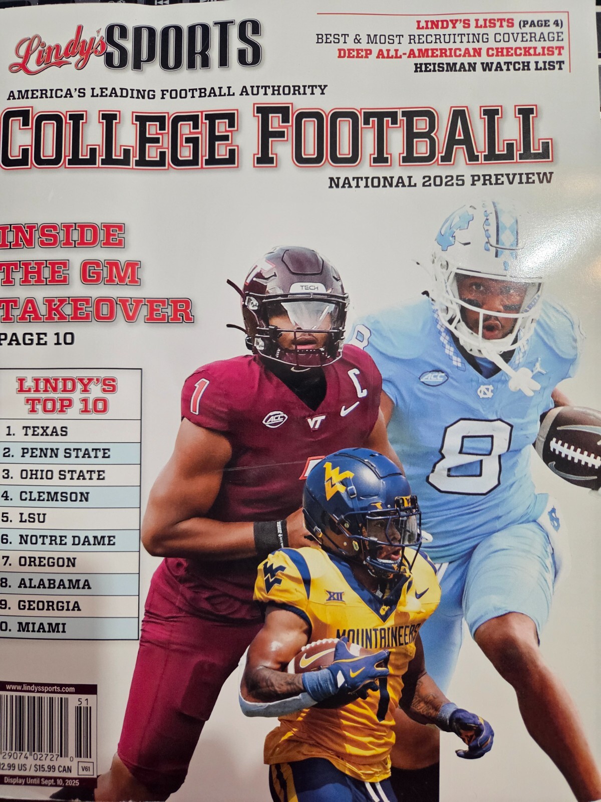 Lindy's Sports-College Football National 2025 Preview-2025-Brand New ...