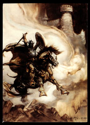 Frank Frazetta Fantasy Art Exotic Sexy Pin Up Card The Defender on ...