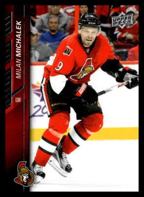 2015-16 Upper Deck #384 Milan Michalek Ottawa Senators Hockey Card | eBay