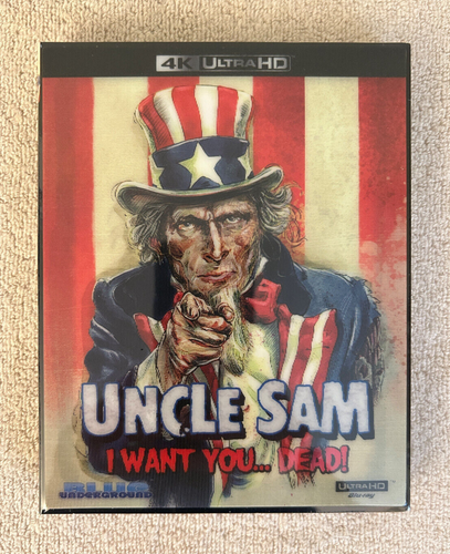 Uncle Sam 4K Ultra HD w/ Lenticular Slipcover Blue Underground 90s ...