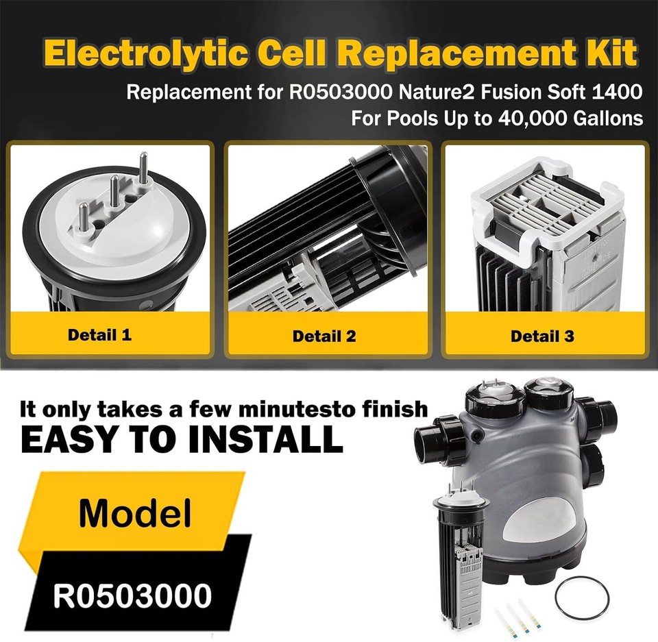 Replacement for Zodiac Nature2 Fusion Soft 1400 Cell Replacement Kit ...