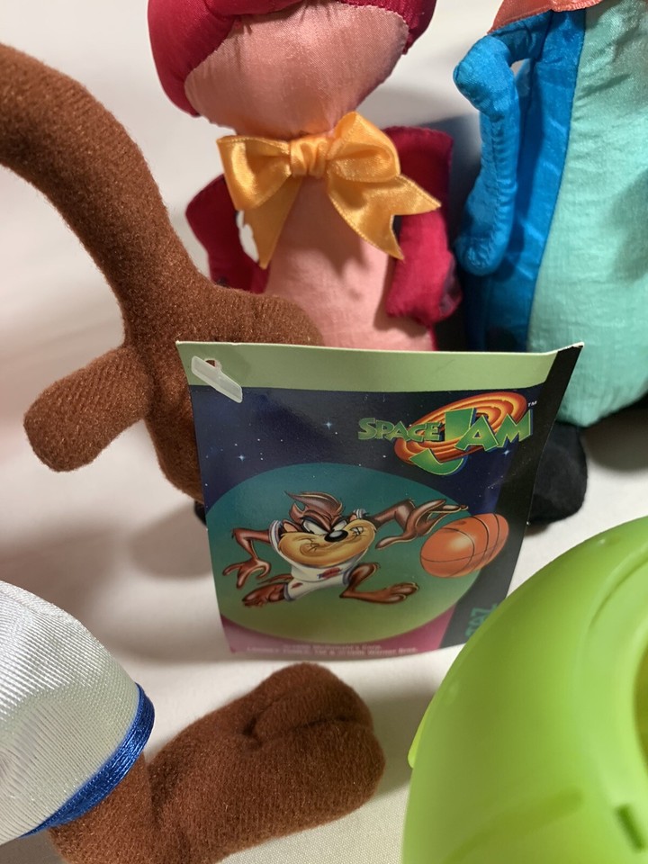 Vintage Space Jam Nerdlucks Alien Monster Plush & More Warner Bros 1996 ...