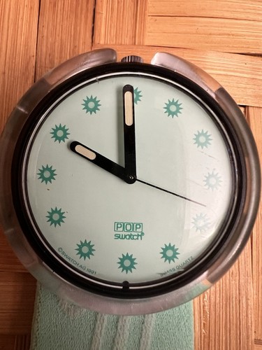 Vintage Rare 1990 Mint Green Retro Swatch Pop Watch | eBay