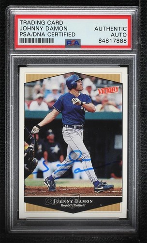 PSA/DNA 1999 Victory Johnny Damon #184 Certified Authentic Auto | eBay