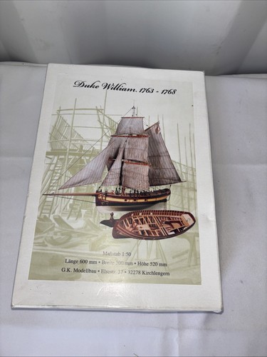Duke William 1763–1768 Wooden Ship Model Kit | 1:50 G.K. Modellbau | eBay