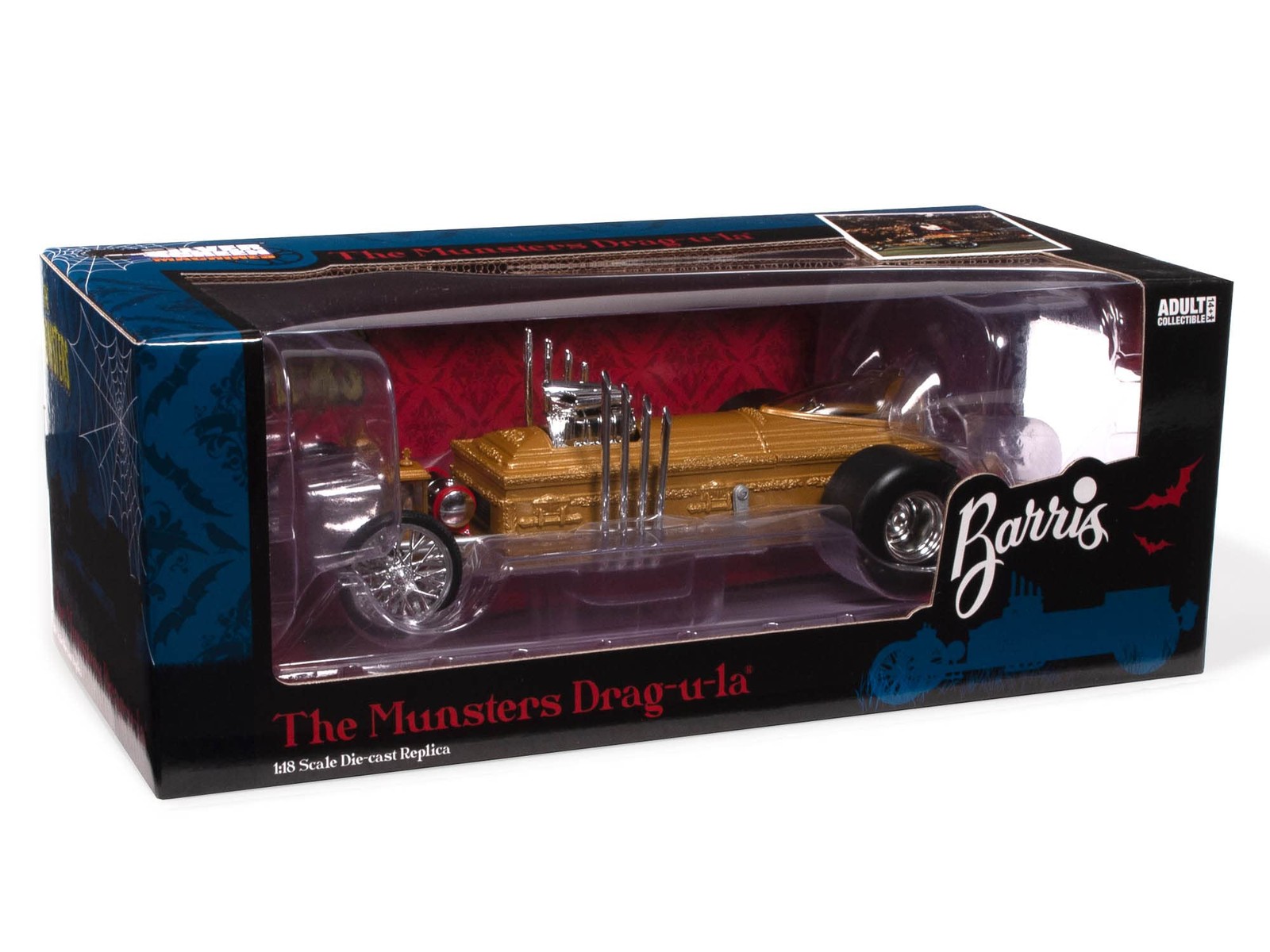 Auto World George Barris Dragula 1:18 Scale Diecast Model 849398055496 ...