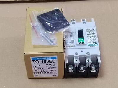 1PCS NEW Teco Thermal-Magnetic Breaker TO-100EC-3P 75A TO-100EC 3P | eBay