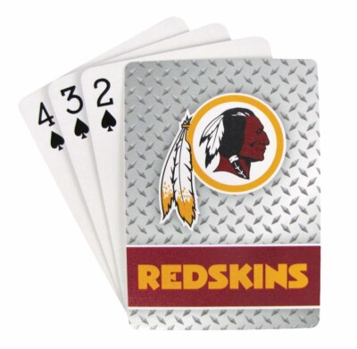 Washington Redskins Playing Cards One Pack [NEW] NFL Poker Euchre Game ...