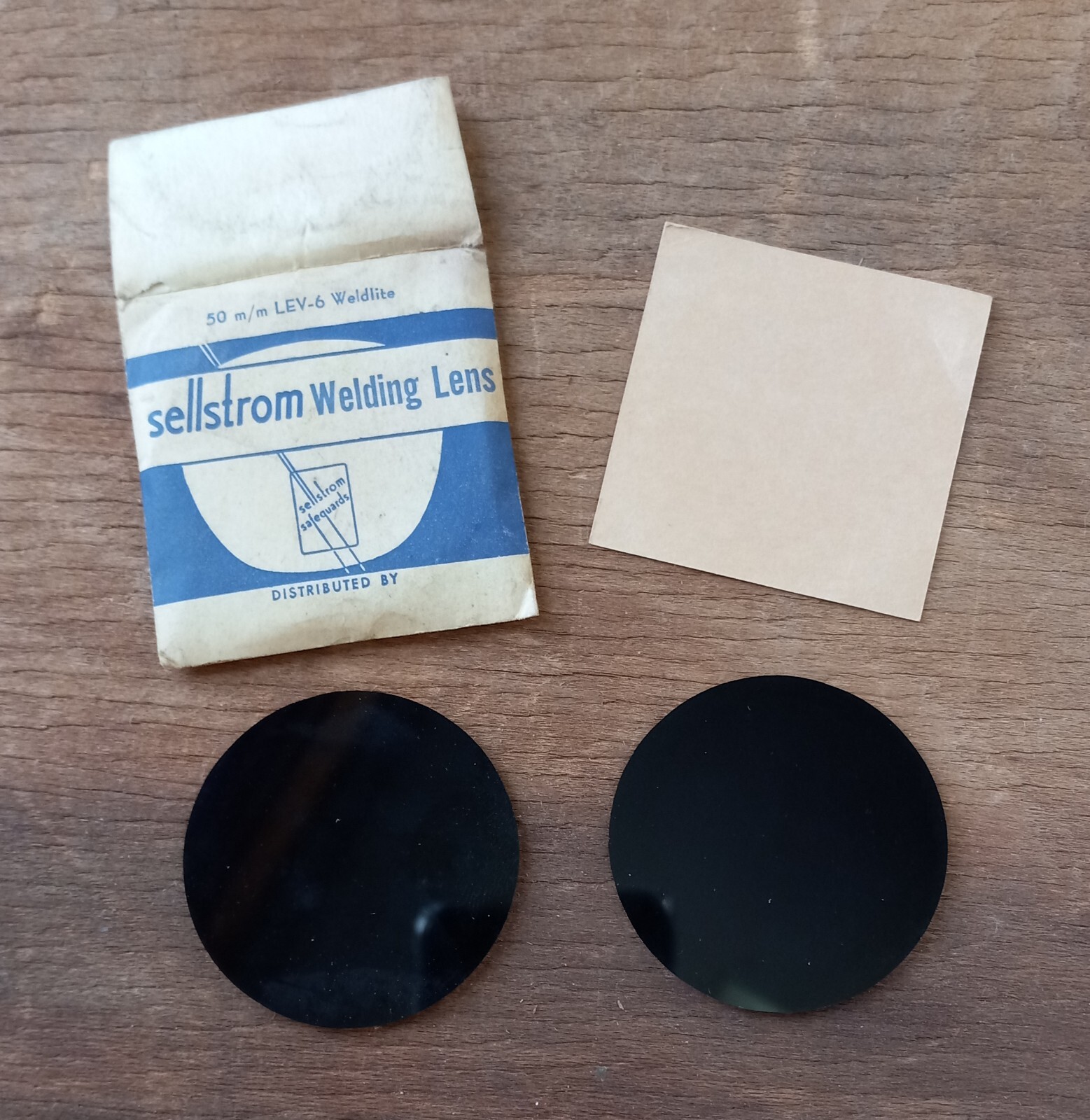Vintage Pair of Sellstrom 50 m/m Lev-6 Weldlite Welding Lens Steampunk ...