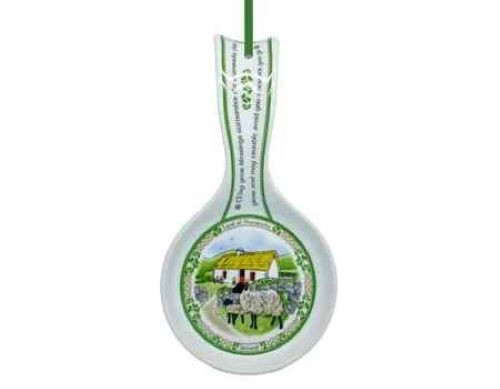 Royal Tara Ceramic Spoon Rest Farm Print Irish Design Housewarming Bone ...
