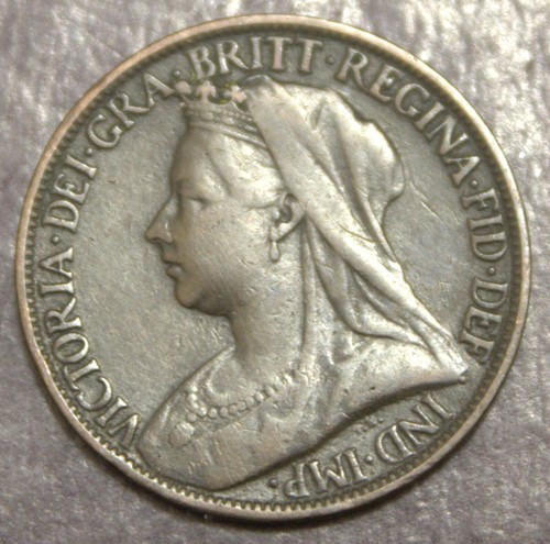 1898 Farthing Queen Victoria Great Brittian Near VF Lot F4 | eBay