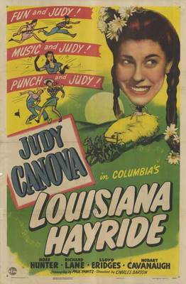 LOUISIANA HAYRIDE Movie POSTER 27x40 Judy Canova Ross Hunter Richard ...
