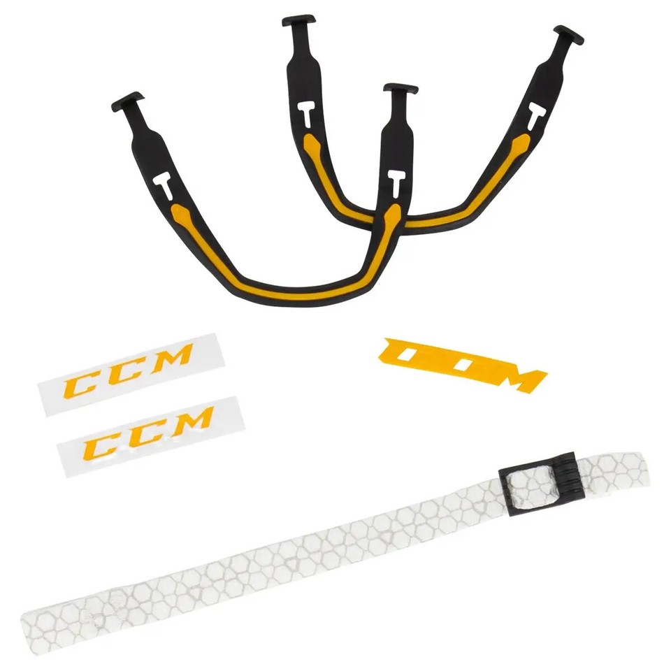 CCM Super Tacks Helmet Personalization Kit | Chin Strap Chinstrap & Ear ...