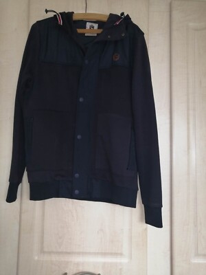 Designer Mens One True Saxon Jacket Coat Navy Brand New Size Medium | eBay