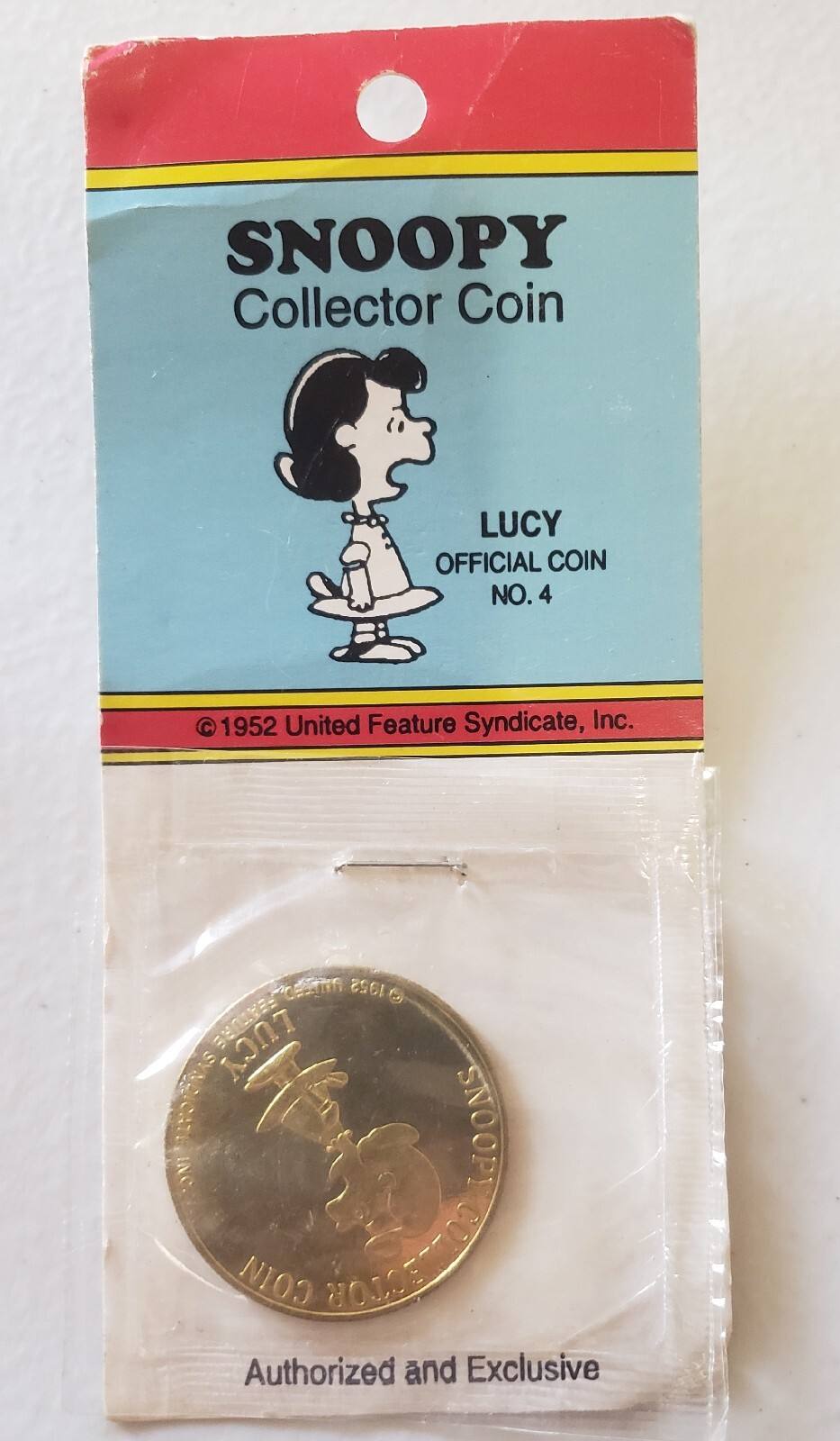 Vintage Knott's Berry Farm Collectible Gold Tone Token Coin Sealed Lucy ...