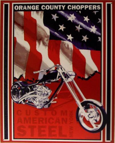 Orange County Choppers Custom American Steel Motorcycles Metal Sign | eBay