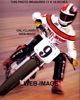 1983 HARLEY DAVIDSON XR-750 MOTORCYCLE JAY SPRINGSTEEN 11x14 PHOTO AMA ...