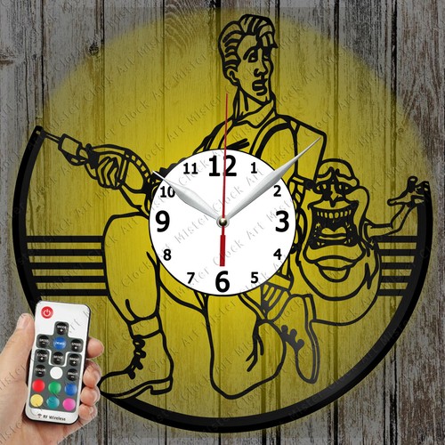 LED Clock Ghostbusters Record Clock Art Decor Original Gift 6332 | eBay