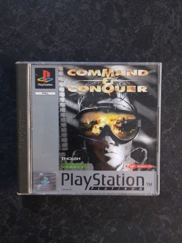 Command & Conquer Sony PlayStation 1 Ps1 PSONE Complete PAL Black Label ...
