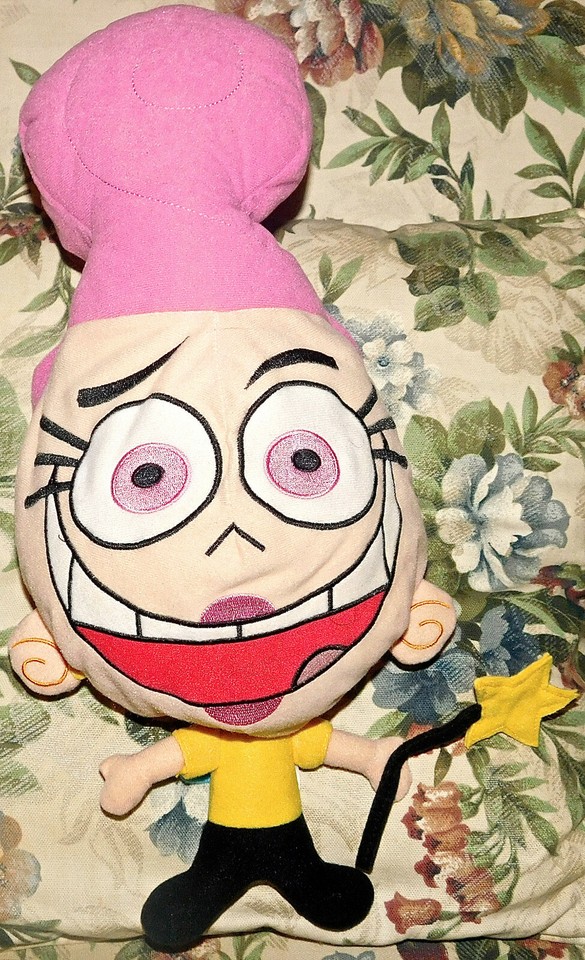 Fairly Oddparents Wanda Goldfish reversible talking Plush Large Orange ...