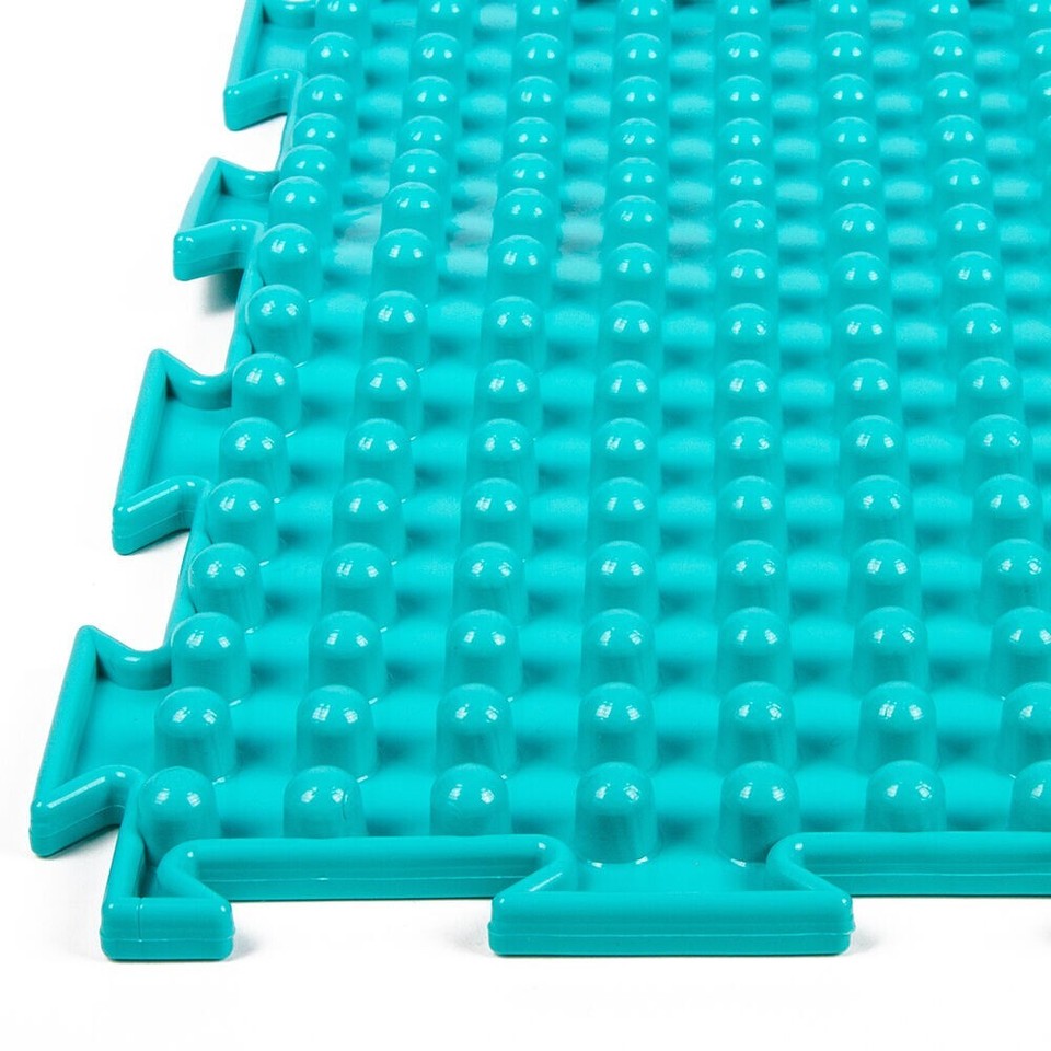 8 pc Sensory Orthopedic Massage Puzzle Tile Pad Set Modular Play Mat ...