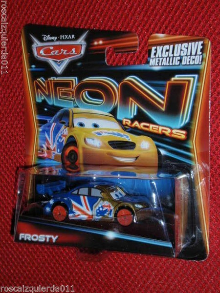 Mattel Disney Pixar Cars Neon Racers Frosty Metallic Deco for sale ...