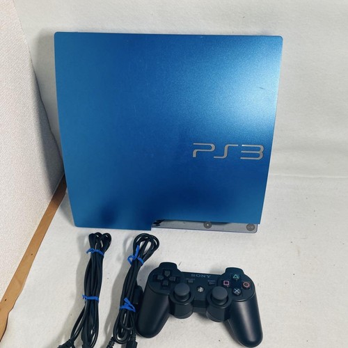 SONY PlayStation 3 PS3 Limited color Splash Blue Console CECH-3000B ...