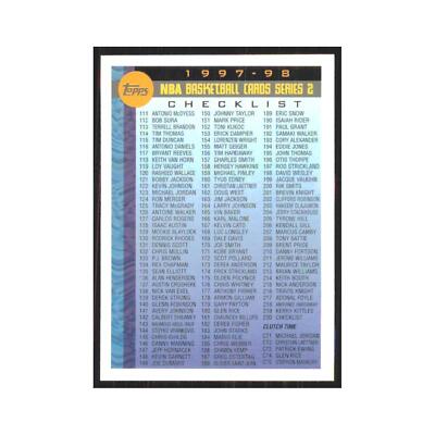 1997 Topps Checklist #220.0 | eBay