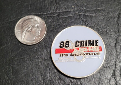 88 CRIME CHALLENGE COIN Police Officer/Sheriff Deputy/911 Dispatcher ...