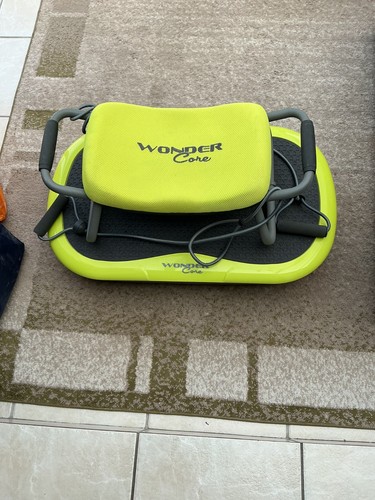 wonder core rock n fit exersize vibration plate complete with seat ...