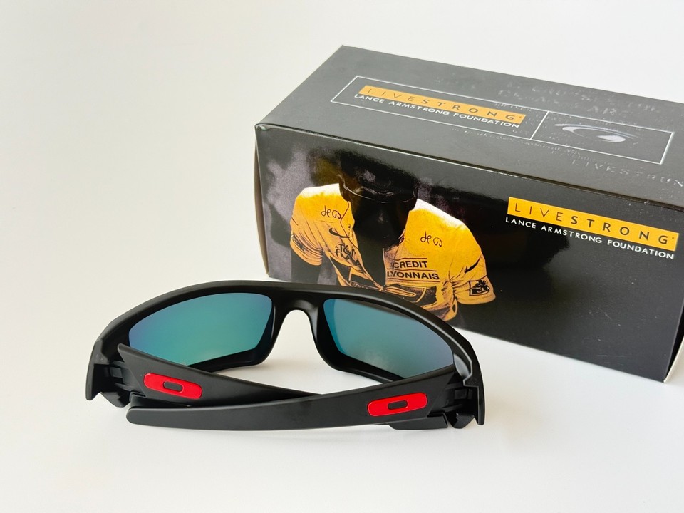 Oakley Gascan OO9014 Polarized Sunglasses Matte Black Orange Ruby Lens ...