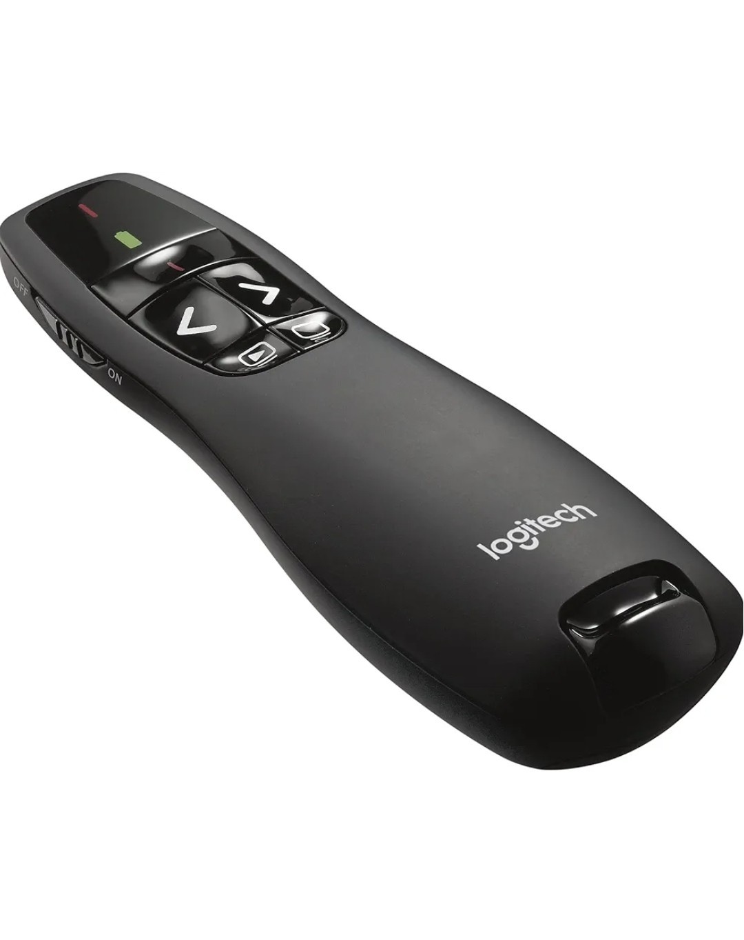 Logitech R400 Wireless Presentation Remote, 2.4 GHz, USB-Receiver, Red ...
